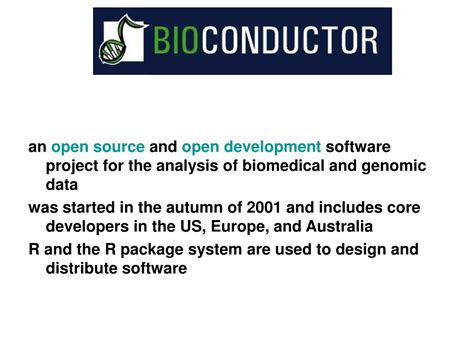 Ppt Introduction To R And Bioconductor Powerpoint Presentation Free Download Id9309003