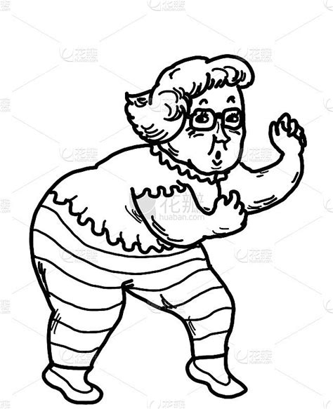 活跃的老年人舞蹈