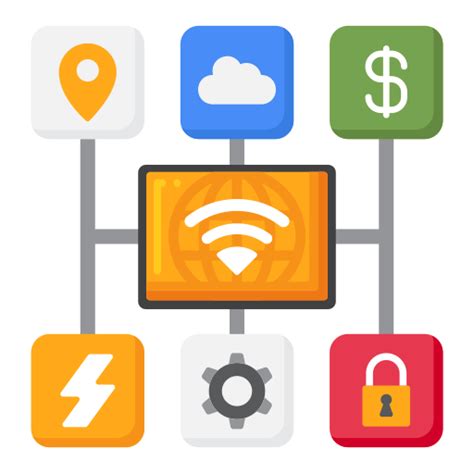Iot Free Networking Icons