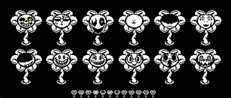 Custom Flowey Faces Sprites By Ellistandarbros On Deviantart Troll Face Face Troll