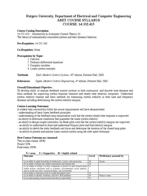 rutgers university department of electrical and computer engineering
