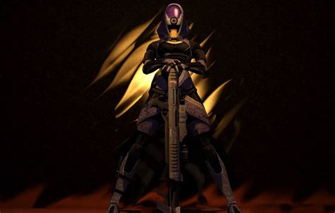 Wallpaper Weapons Mass Effect Tali Widow For Mobile And Desktop