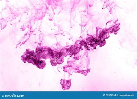 Abstract Purple Dye In Wate Stock Image Image Of Falling Magic