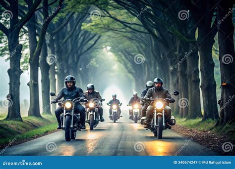 A Row Of Vintage Motorcycles Parked Together Exuding Nostalgia And ...