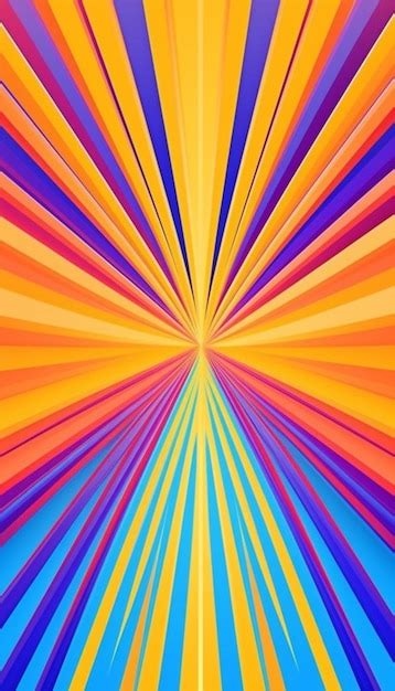Premium Ai Image A Colorful Abstract Background With A Sun Burst Generative Ai