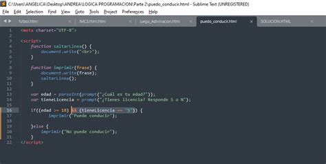 Solución ¿puedo Conducir Lógica De Programación Conceptos Primordiales Alura Latam