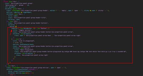 can i override the group function properties panel developers