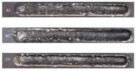 Macro Morphology Of The Cladding Layer At Different Scanning Speeds Download Scientific Diagram