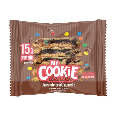 Snack Size Chocolate Candy Ganache Protein Cookie My Cookie Dealer