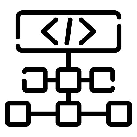 Algorithm Line Icon Vector Art At Vecteezy
