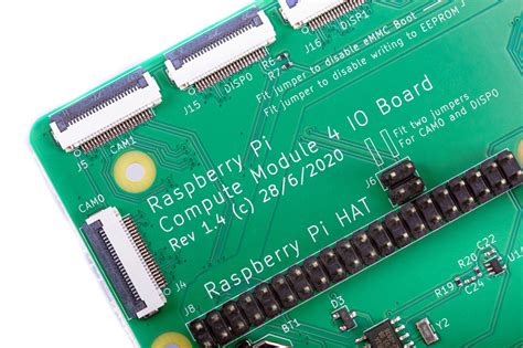 Raspberry Pi Compute Module 4 Cm4 Io Board Sc0326