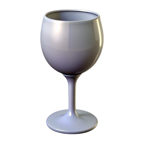 Tranquil Breathtaking Hyper Specific Isolated Cutout Single Wine Glass Empty Professional