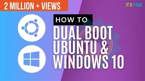 How To Dual Boot Ubuntu And Windows YouTube