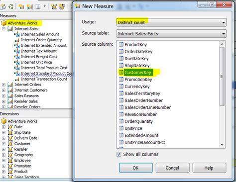 Ssas Get Distinct Count On Calculated Member Database