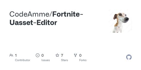 Github Codeammefortnite Uasset Editor