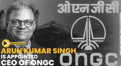 Arun Kumar Singh Is Appointed Ceo Of Ongc