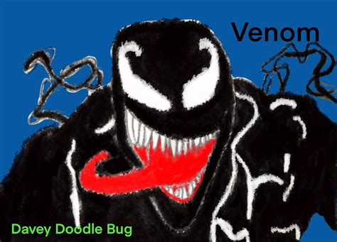 Venom Artwork Drawing By David Doodle Bug Duke Fine Art America