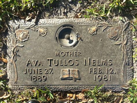 Ava Elizabeth Stokely Nelms 1889 1981 Find A Grave Memorial