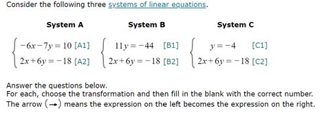 Solved Consider The Following Three Systems Of Linear Chegg
