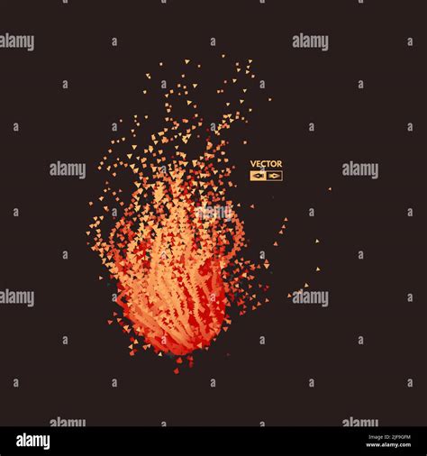 flying meteor cosmic object array with dynamic emitted particles