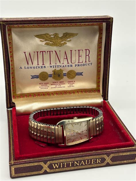 Vintage Wittnauer 10k Gold Filled Watch W Original Presentation Box Etsy