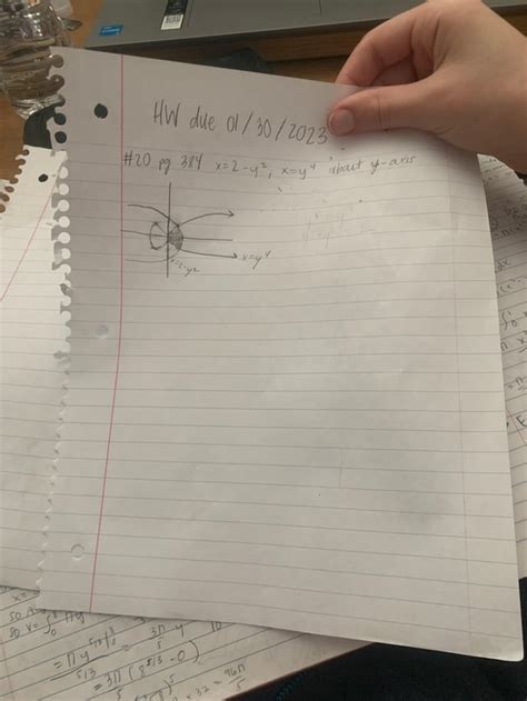 Calculus Ii Hw On Washer Method Rcalculus