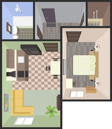 Architectural Floor Plan Royalty Free Vector Image