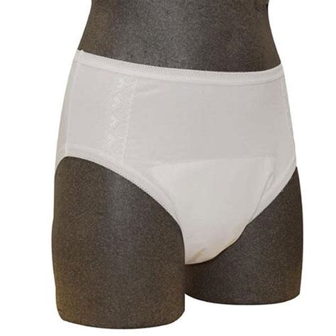 Ladies Washable Incontinence Mini Brief White A011 Pack Of 1 Medoris