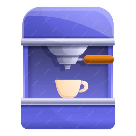 바리스타 커피 머신 아이콘 흰색 배경에 고립된 웹 디자인을 위한 바리스타 커피 머신 벡터 아이콘 만화 프리미엄 벡터