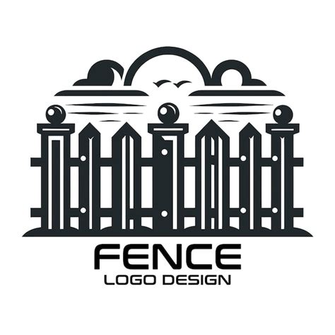 Premium Vector Fence Vector Logo Design