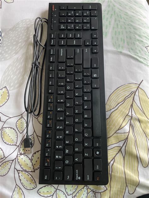 Lenovo Wired Keyboard Computers And Tech Parts And Accessories Computer Keyboard On Carousell
