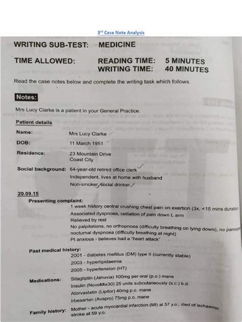 Writing Module 3 Pdf Cardiology Cardiovascular Diseases