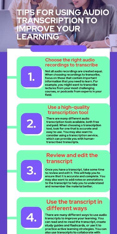 Tips For Using Audio Transcription To Improve Your Learning