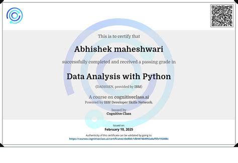 Ibm Da0101en Certificate Cognitive Class