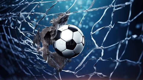 Soccer Ball Goal Break Net Stock Illustrations – 30 Soccer Ball Goal ...