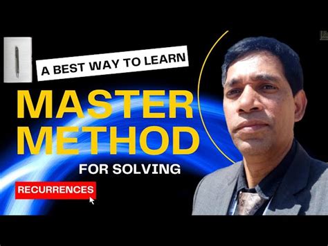 Understanding The Master Method For Solving Recurrences Galaxyai Galaxyai