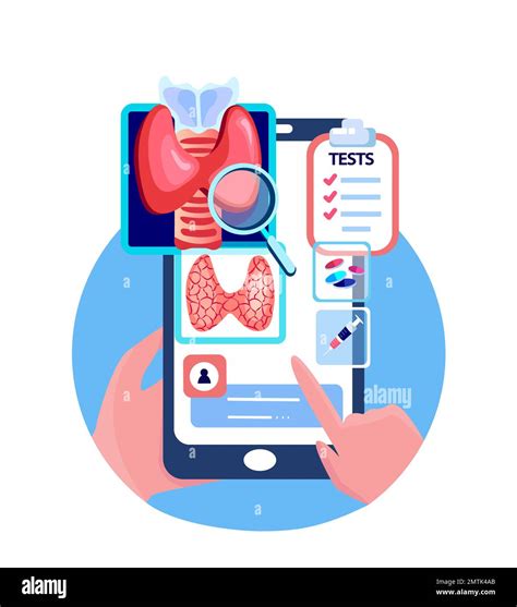 Online Touchscreen Thyroid Glandanomalous Glandpineal Organ Mobile