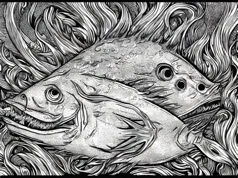 Colorindo O Peixe Ogro Desenhos Para Imprimir