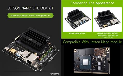 Waveshare JETSON NANO LITE DEV KIT Supports CSI Camera HDMI High Definition Output With