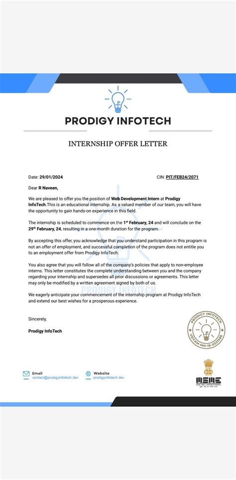 Webdeveloper Virtualinternship Prodigyinfotech Thankyou Naveen Cit