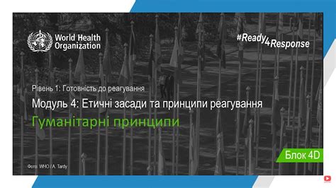 Блок 4D: Гуманітарні принципи - YouTube