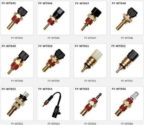 Full Specification Copper Stainless Steel Engine Block Temperature Sensor