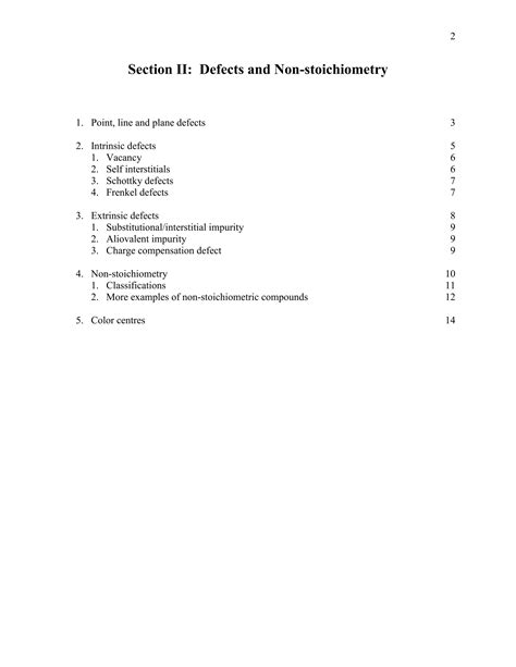 A Ii Defects Nonstoichiometry Pdf