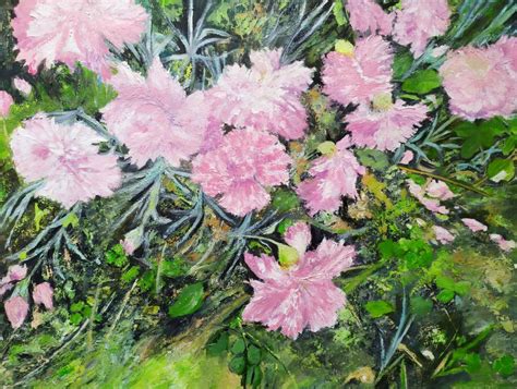 Garofite Inflorite Tablou De Karalyos Maria