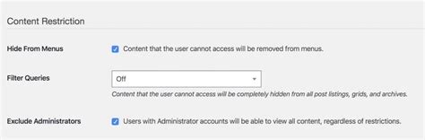 Menu Item Visibility Wp Fusion