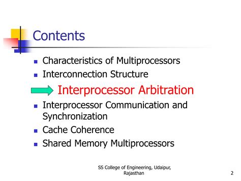 Unit 6 Interprocessor Arbitration Ppt
