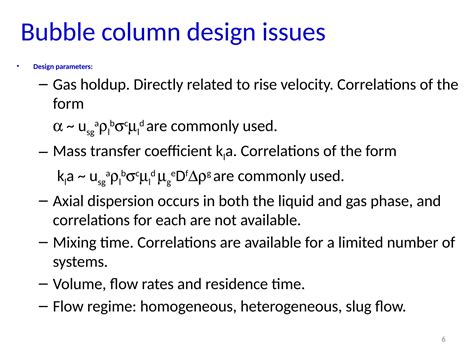 Bubble Column And Designing Models With Flow PPTX Chemistry Science