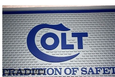 Colt Python Counter Gun Mat Blue And Gray Factory Original