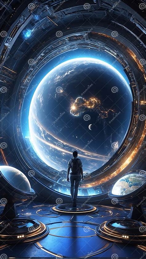 QuantumQuotient Visionaries: Charting Tomorrow S DataEclipse. AI Generate Stock Illustration ...