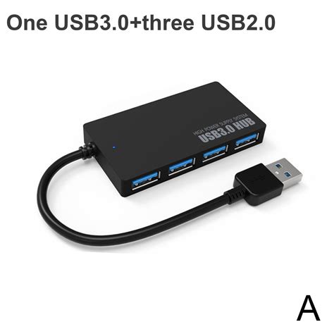 4 Ports Hub Usb 3 0 High Speed Adapter Desktop Multi Splitter New Pc F5k2